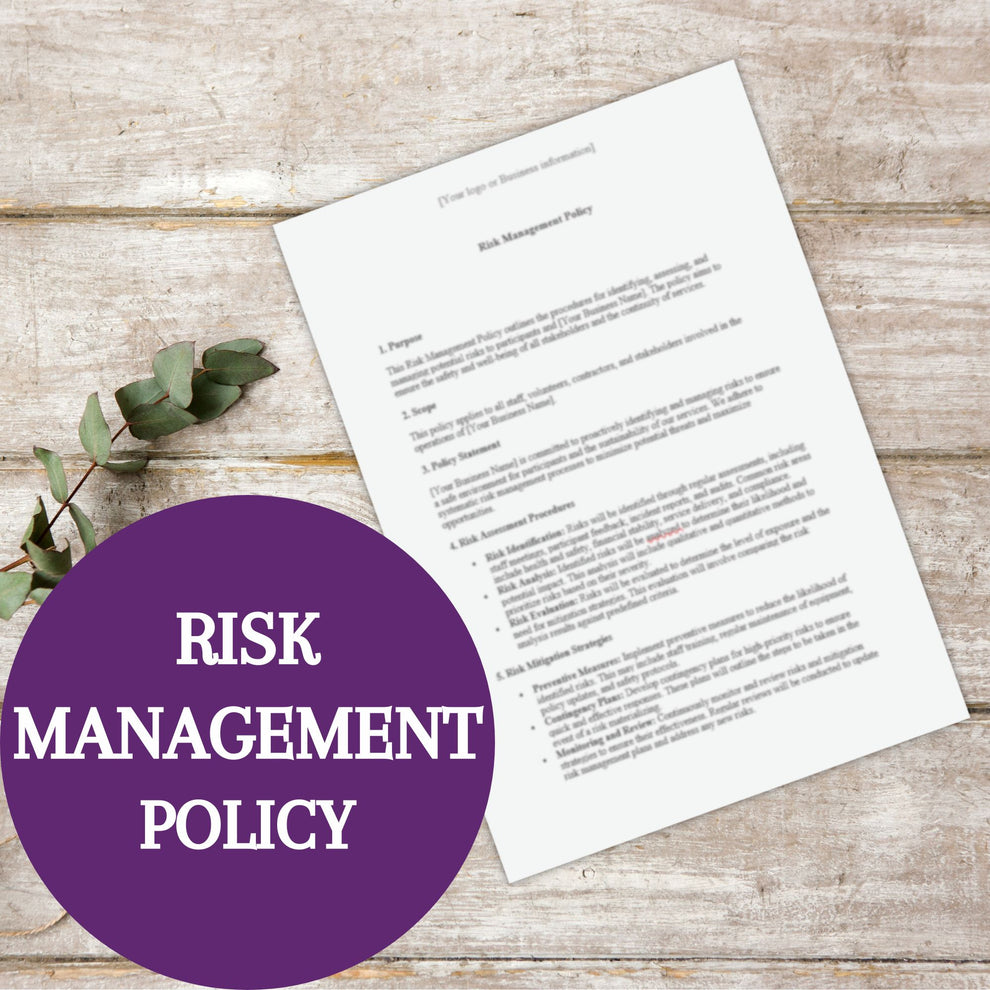 Risk Management Policy Template – Launchly